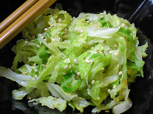 Sesame Cabbage